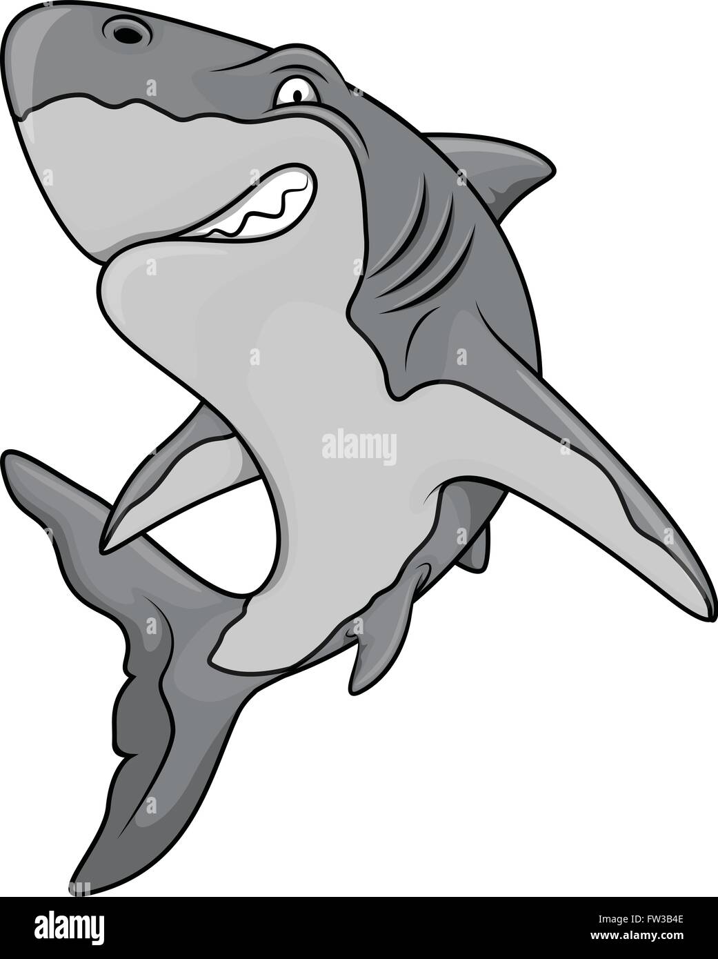 Angry Shark Clipart