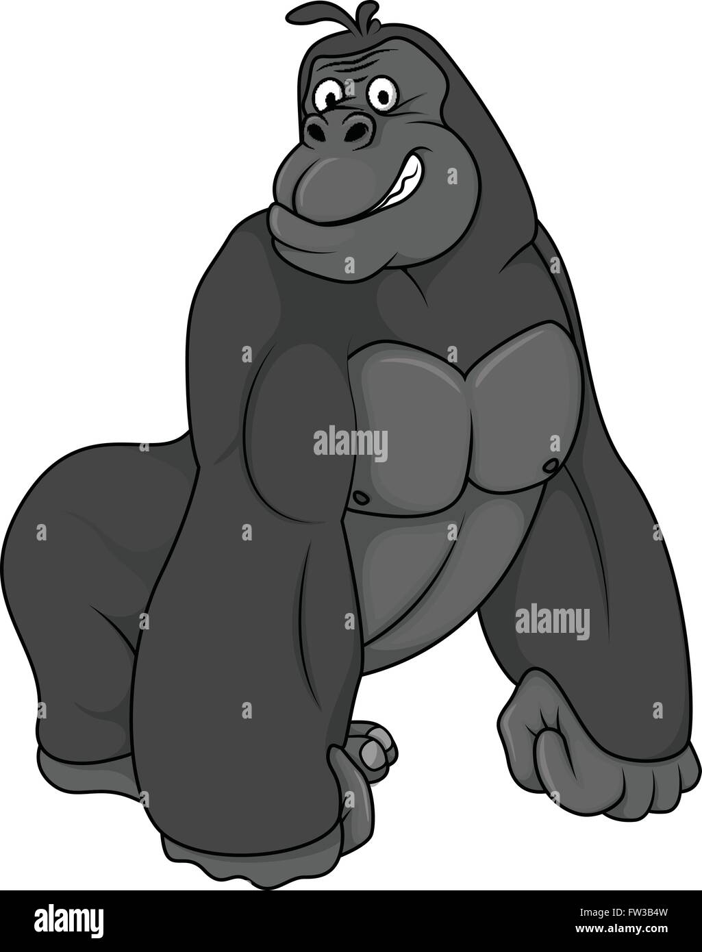 Gorilla cartoon hi-res stock photography and images - Alamy