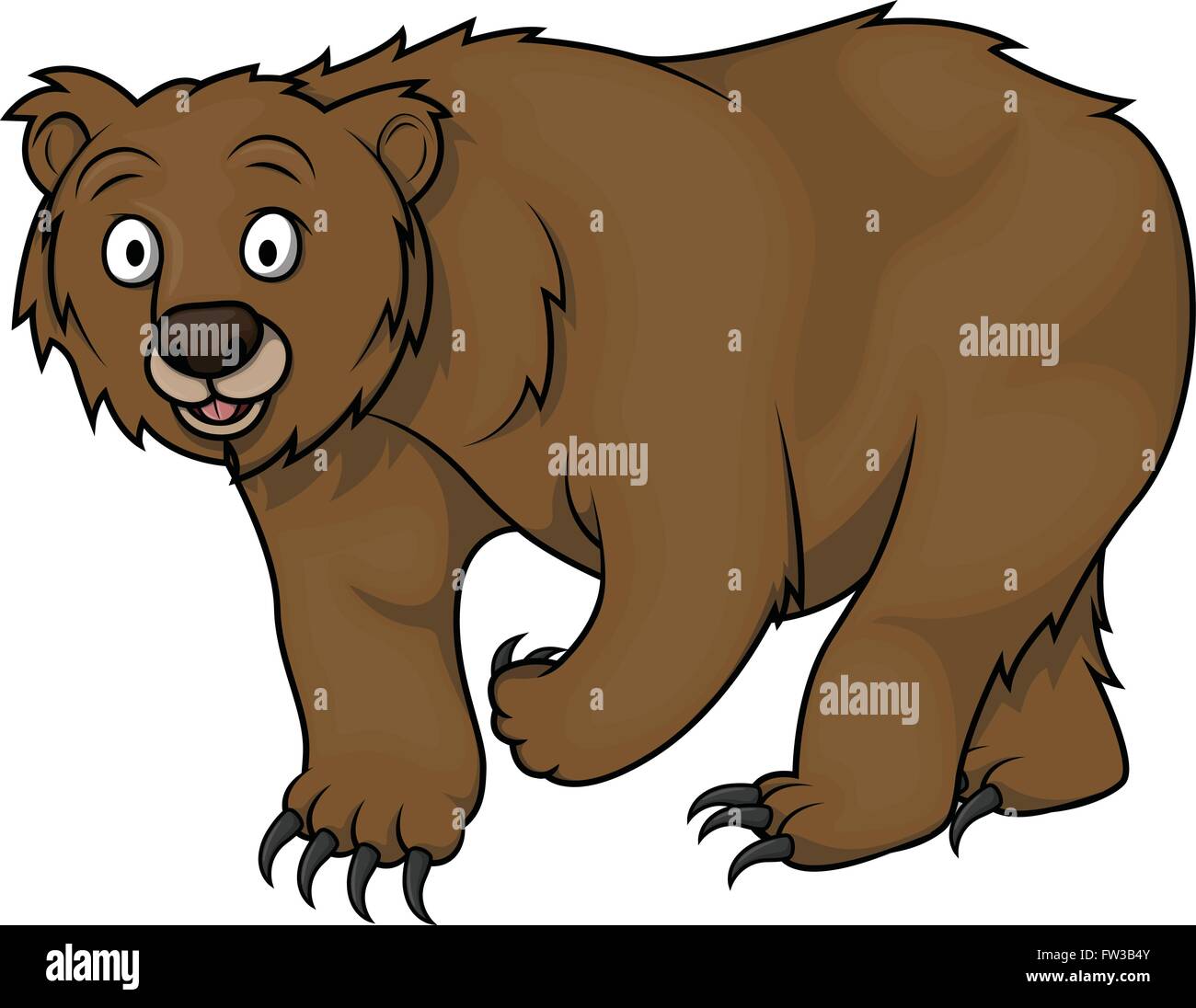 Bear cartoon illustration Stock Vector Image & Art - Alamy