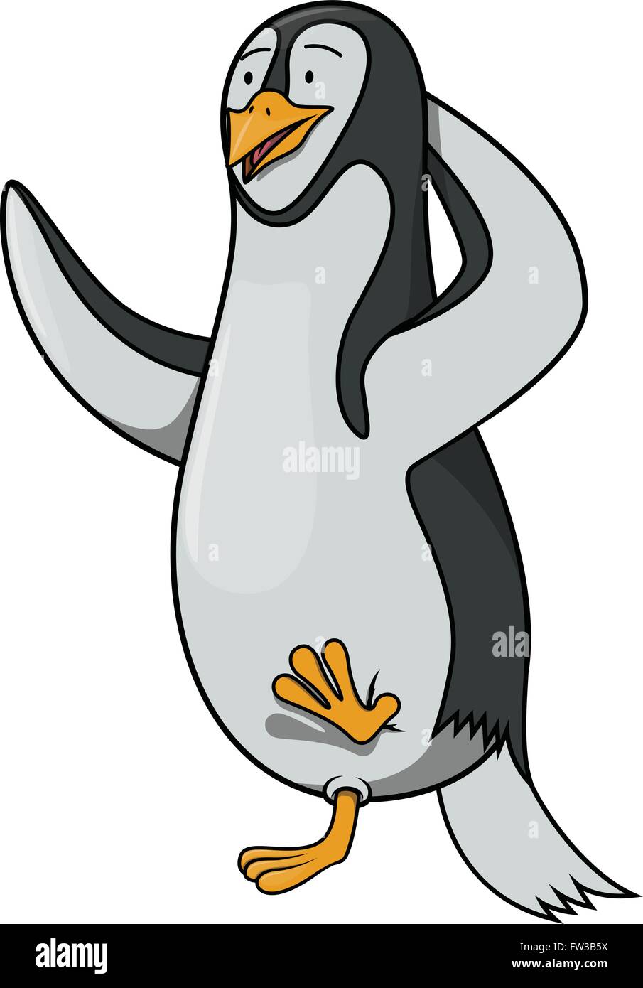 Penguin cartoon illustration Stock Vector Image & Art - Alamy