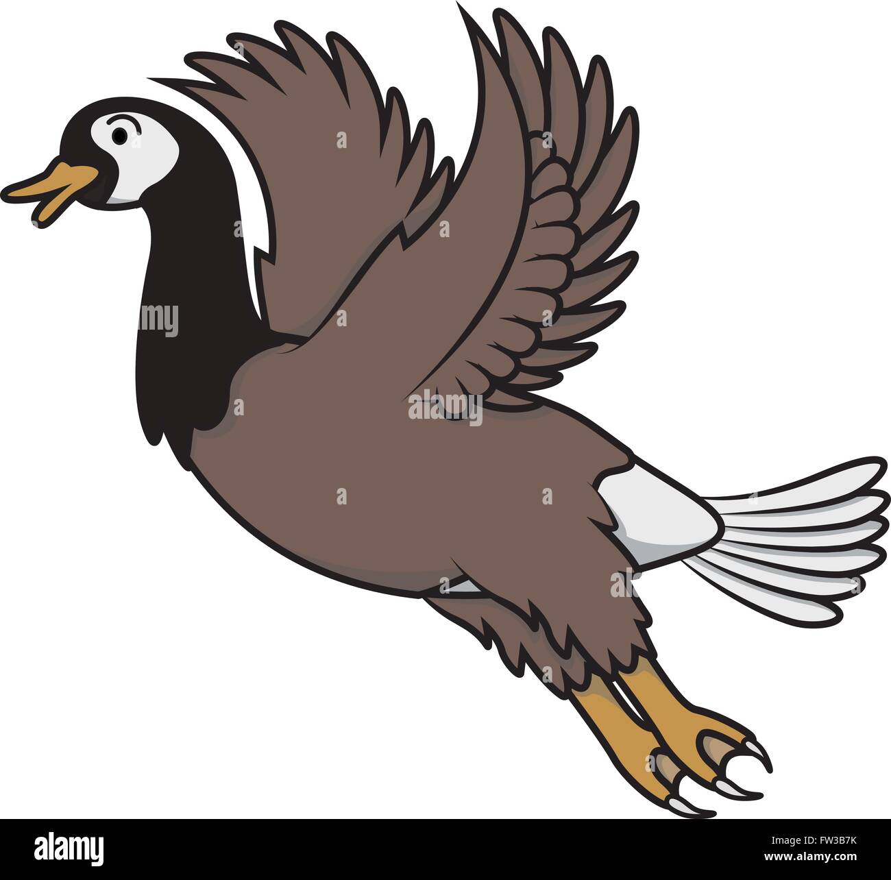 Duck cartoon illustration Stock Vector Image & Art - Alamy