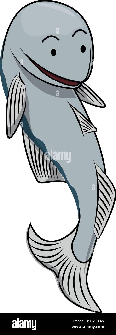 Anchovy cartoon illustration Stock Vector Image & Art - Alamy