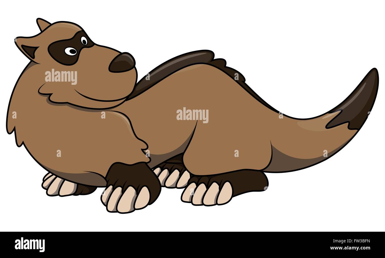 Weasel illustration hi-res stock photography and images - Alamy