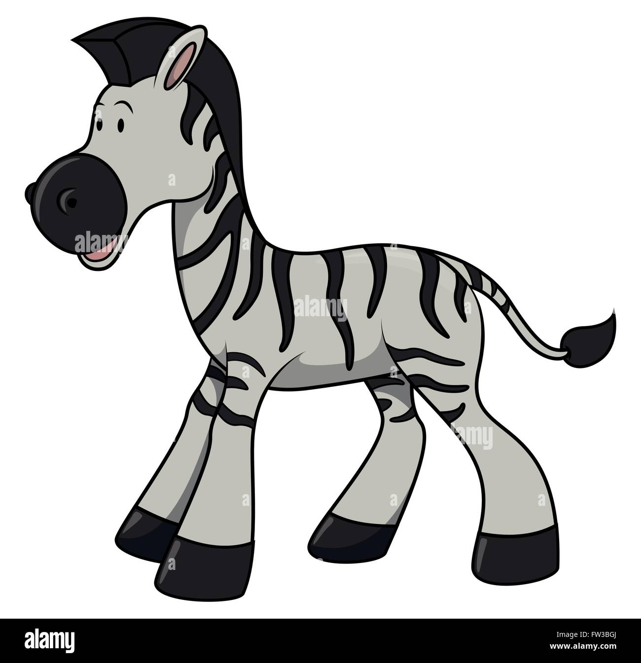 Zebra cartoon Cut Out Stock Images & Pictures - Alamy