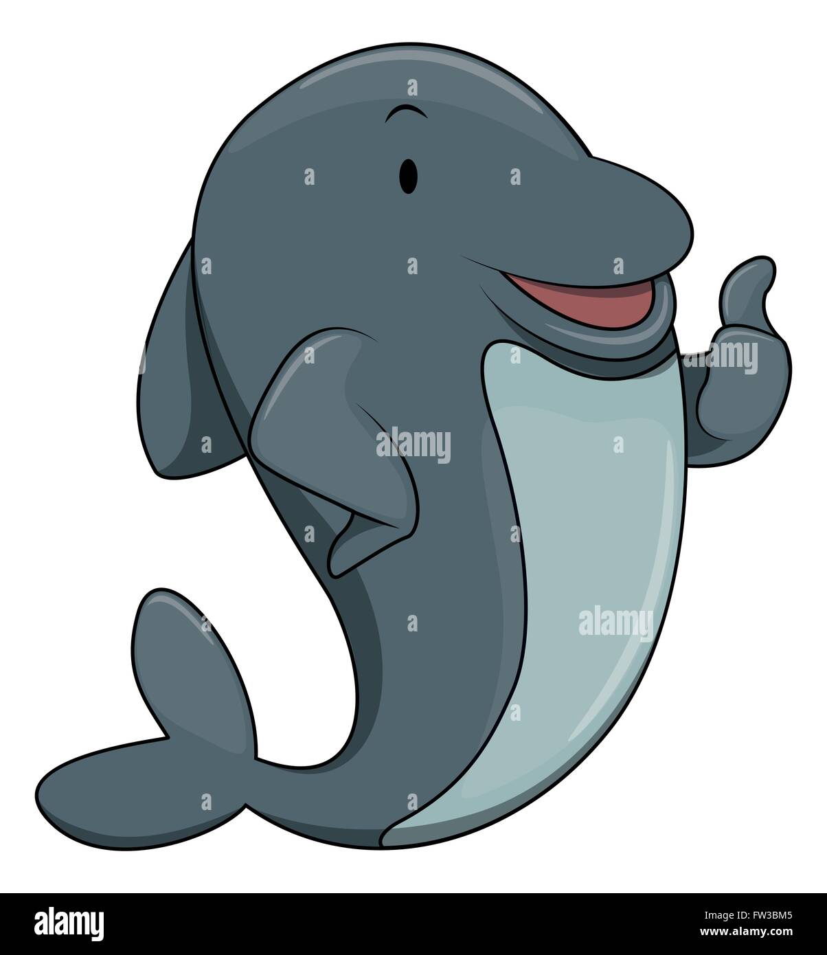 Thumb up gesture of cartoon character hand Stock Vector Images - Alamy