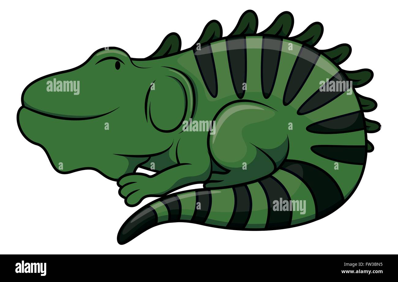 Iguana cartoon illustration Stock Vector Image & Art - Alamy