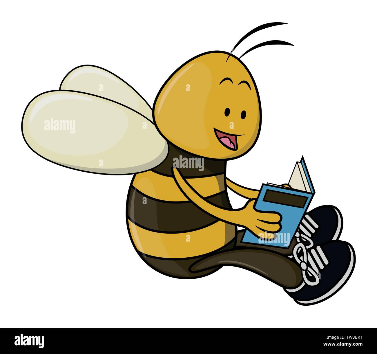 Honey bee cartoon coloring book hi-res stock photography and images - Alamy