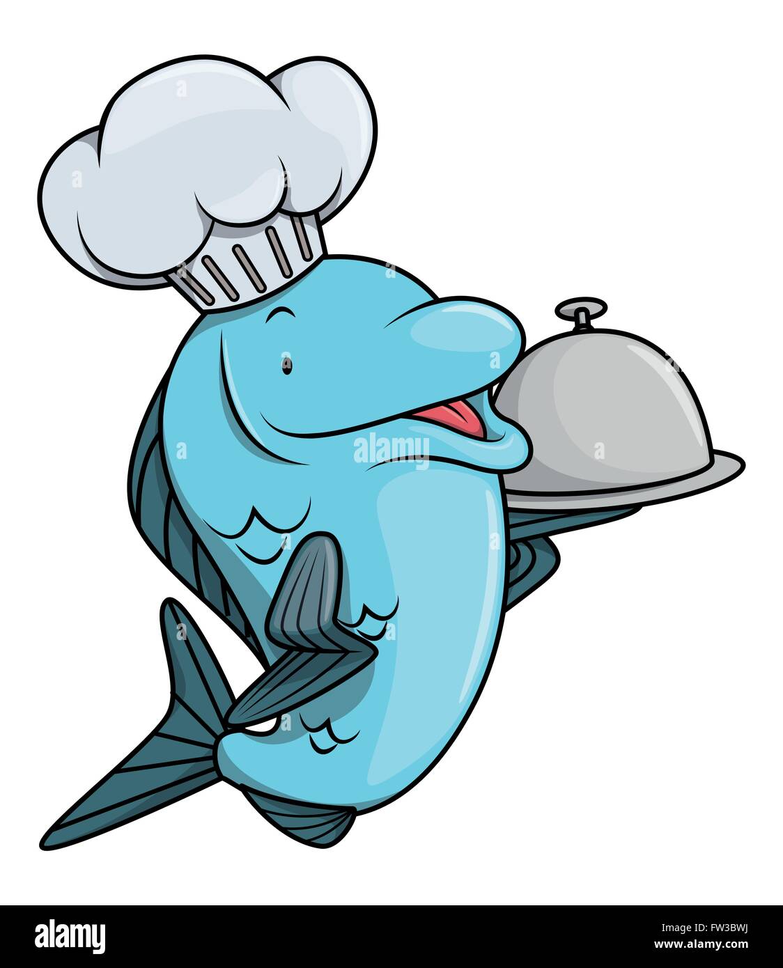 Fish cartoon illustration Stock Vector Image & Art - Alamy