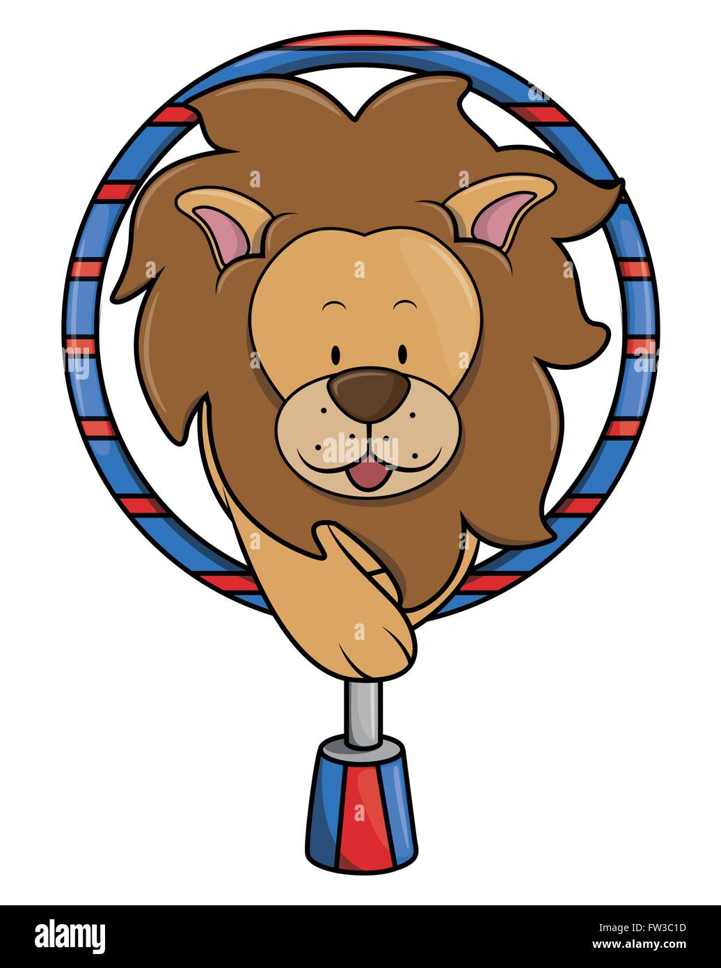 Circus lion vintage Cut Out Stock Images & Pictures - Alamy