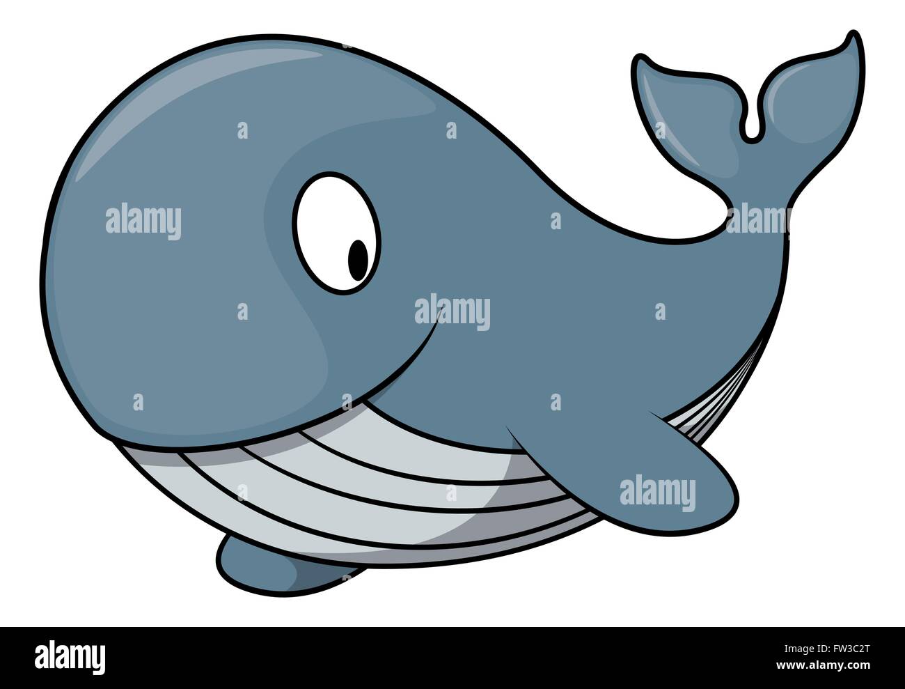 Whale cartoon illustration Stock Vector Image & Art - Alamy