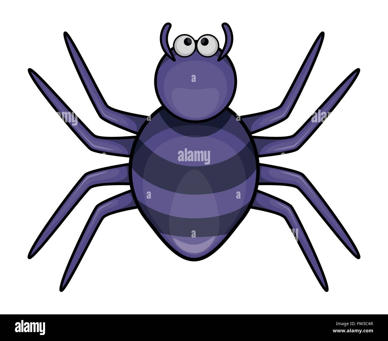 Spider cartoon illustration Stock Vector Image & Art - Alamy