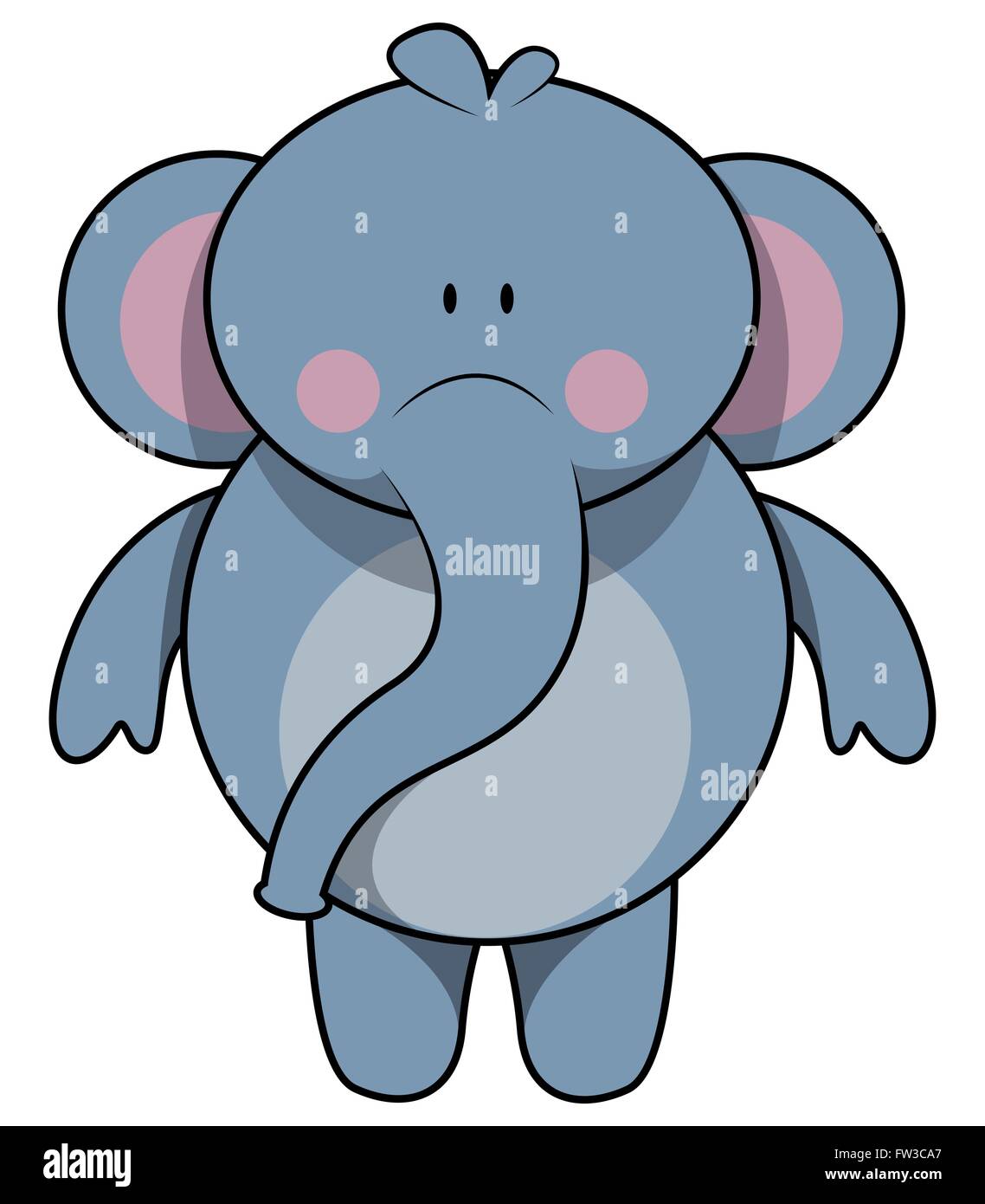 Elephant cartoon illustration Stock Vector Image & Art - Alamy