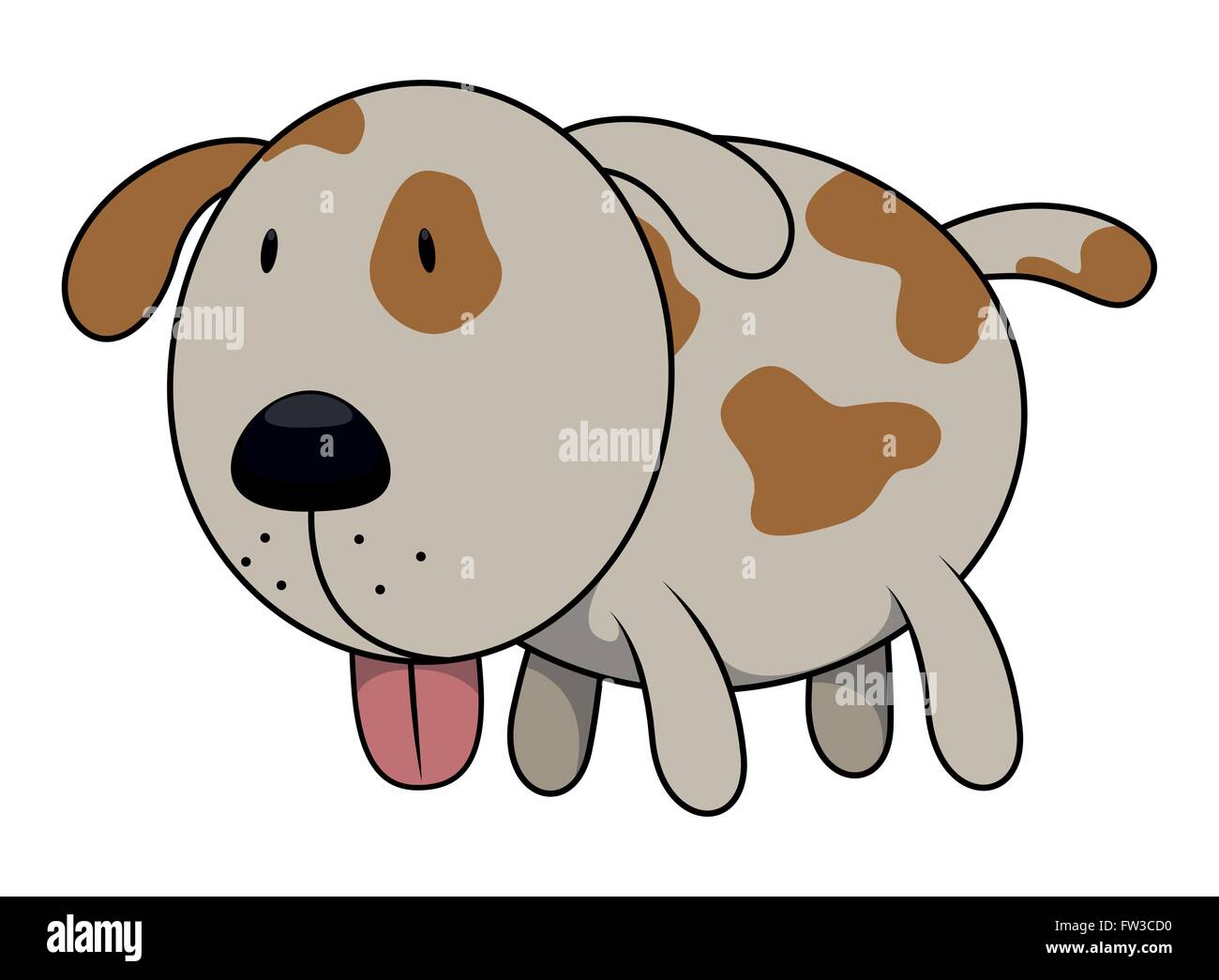 Birth Puppy Stock Vector Images - Alamy