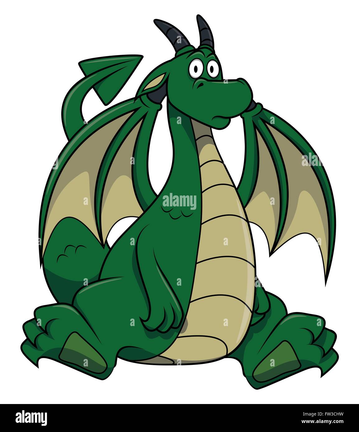Angry fire dragon Cut Out Stock Images & Pictures - Alamy
