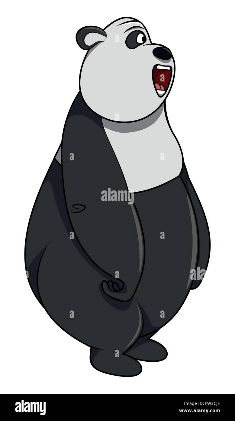 Panda cartoon character Stock Vector Image & Art - Alamy