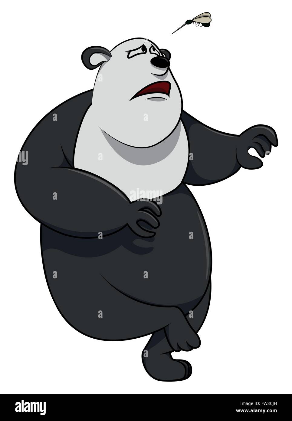 Panda cartoon character Stock Vector Image & Art - Alamy