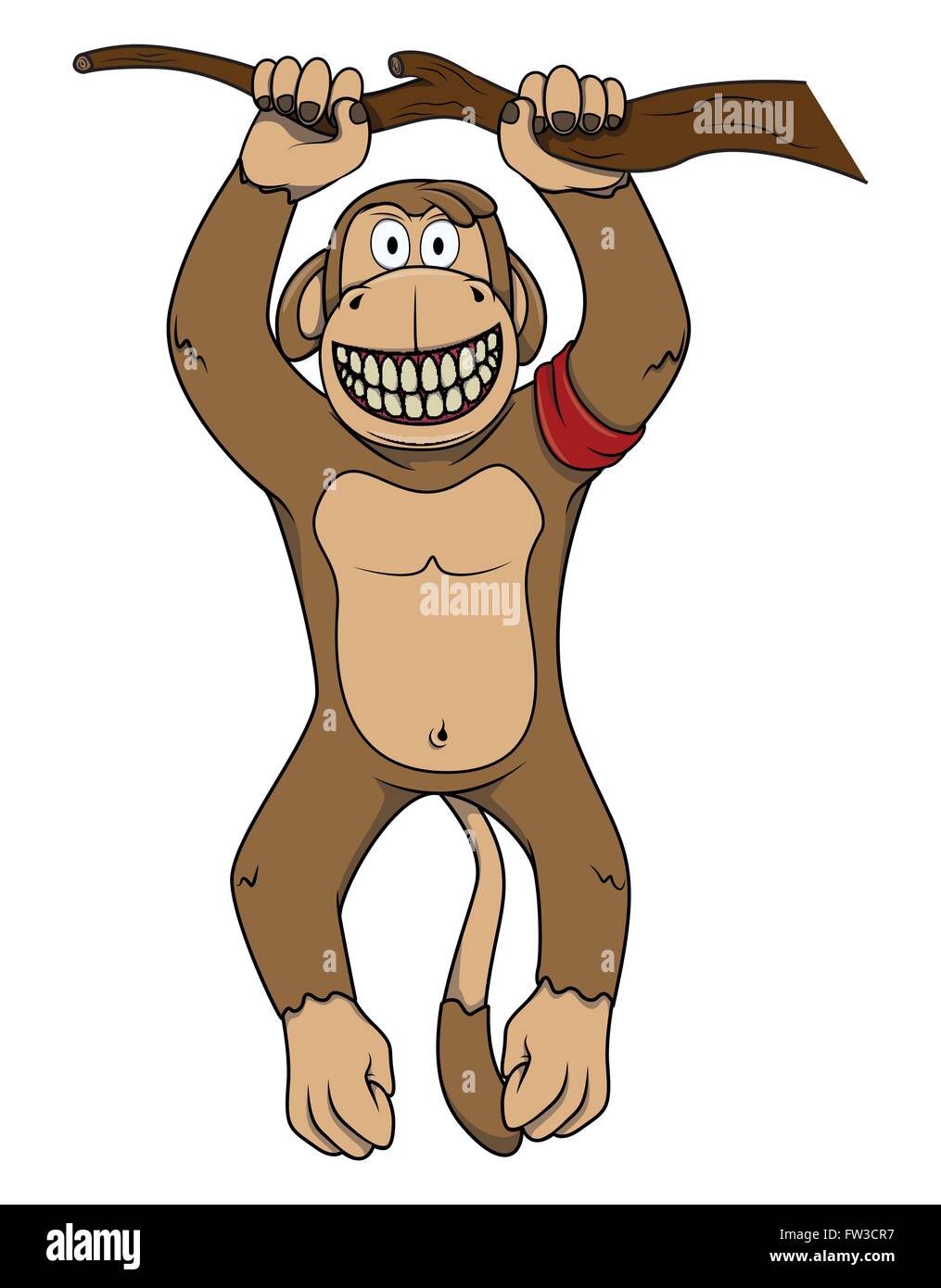 Monkey cartoon illustration Stock Vector Image & Art - Alamy
