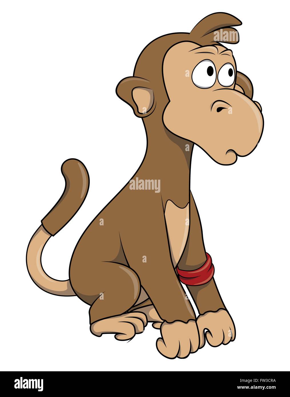 Monkey cartoon illustration Stock Vector Image & Art - Alamy