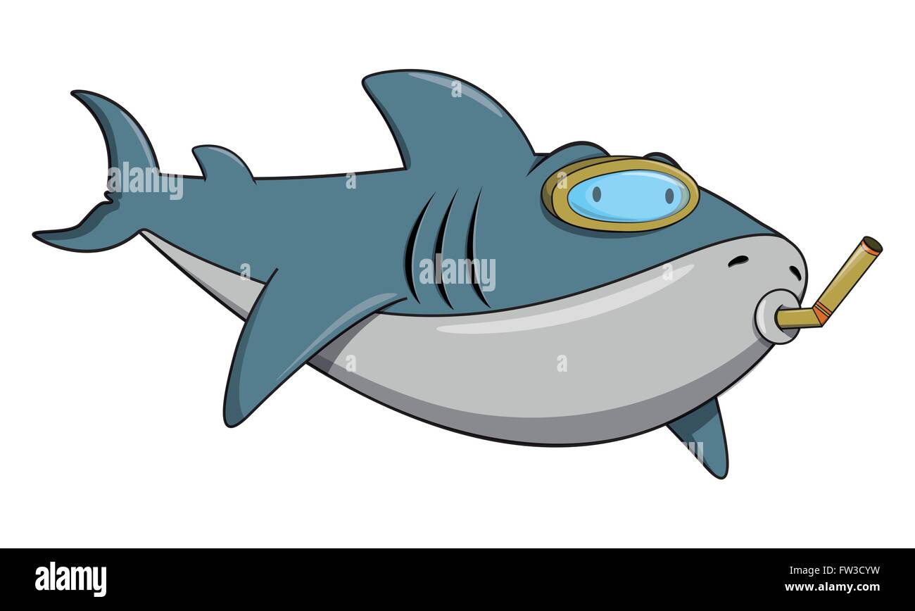 Shark Swimming Clip Art