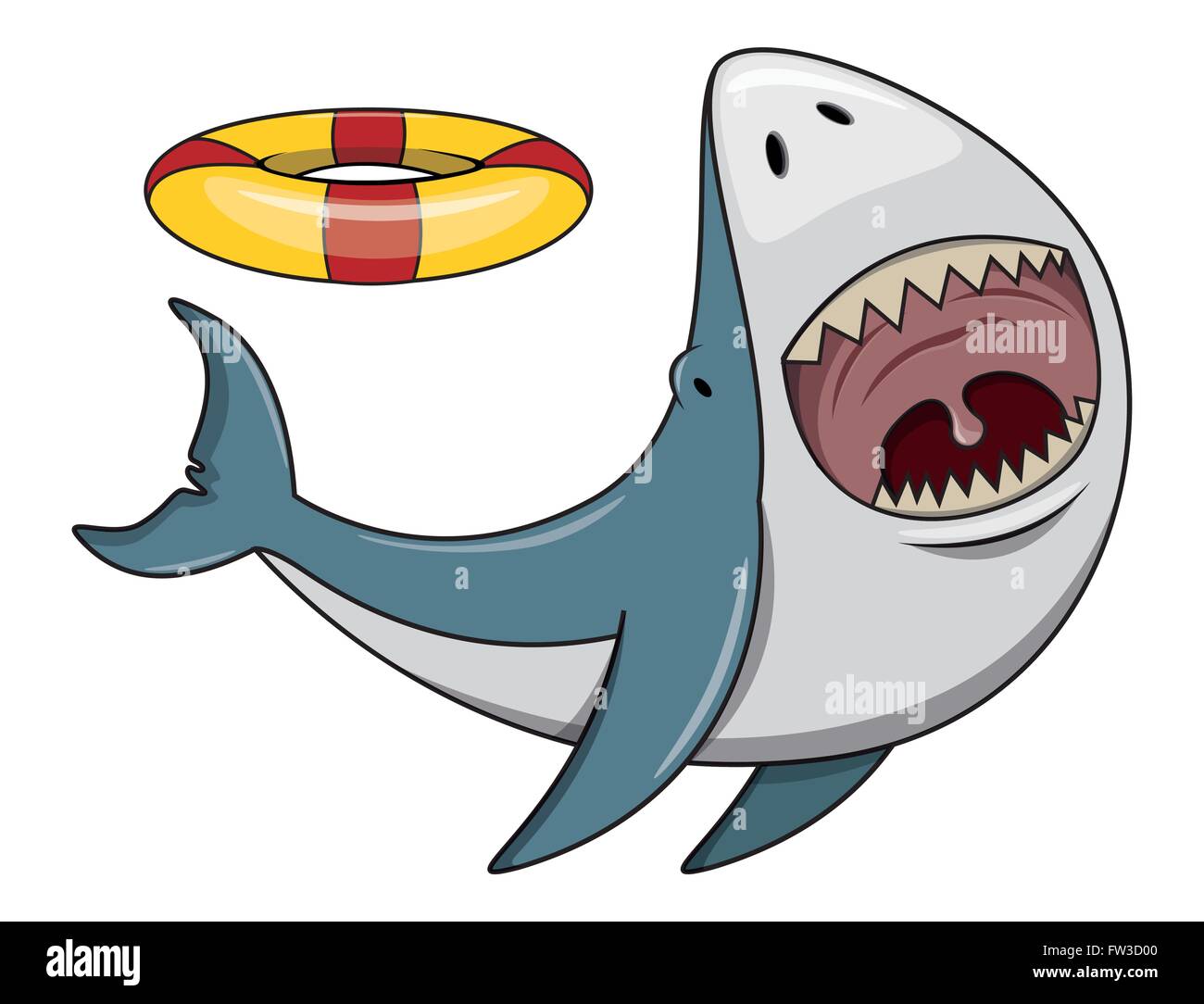 Dolphin playing in water Stock Vector Images - Alamy