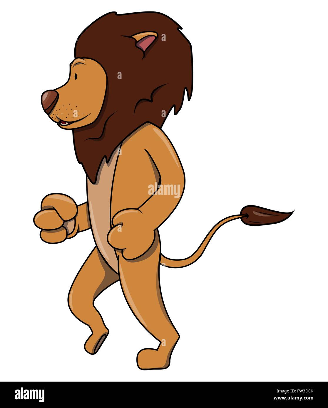 King walking Stock Vector Images - Alamy