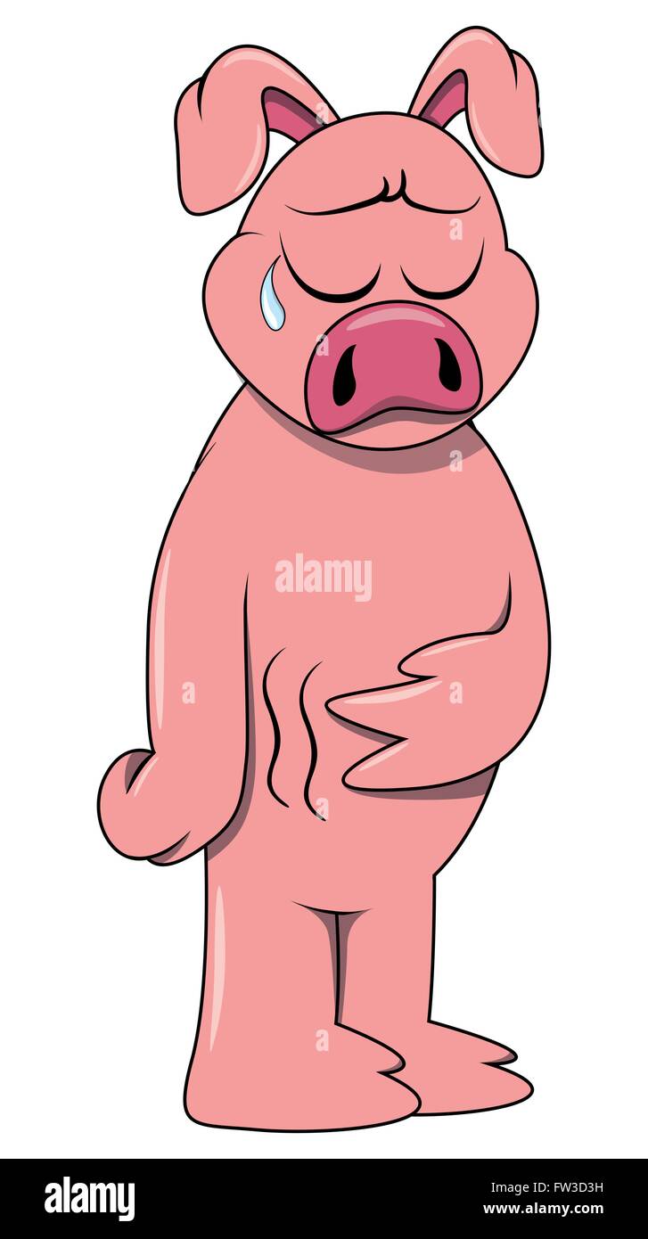 Sad pig hi-res stock photography and images - Alamy
