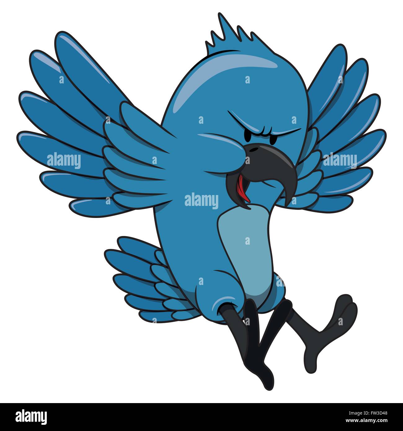 Mad bird Stock Vector Images - Alamy