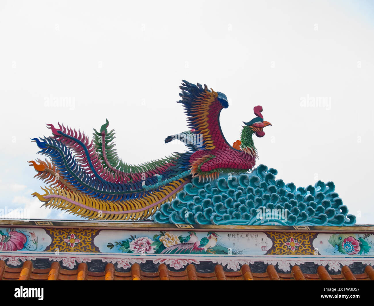 Statue of mythological bird Stock Photo - Alamy
