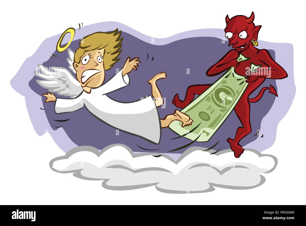 Evil cupid Stock Vector Images - Alamy