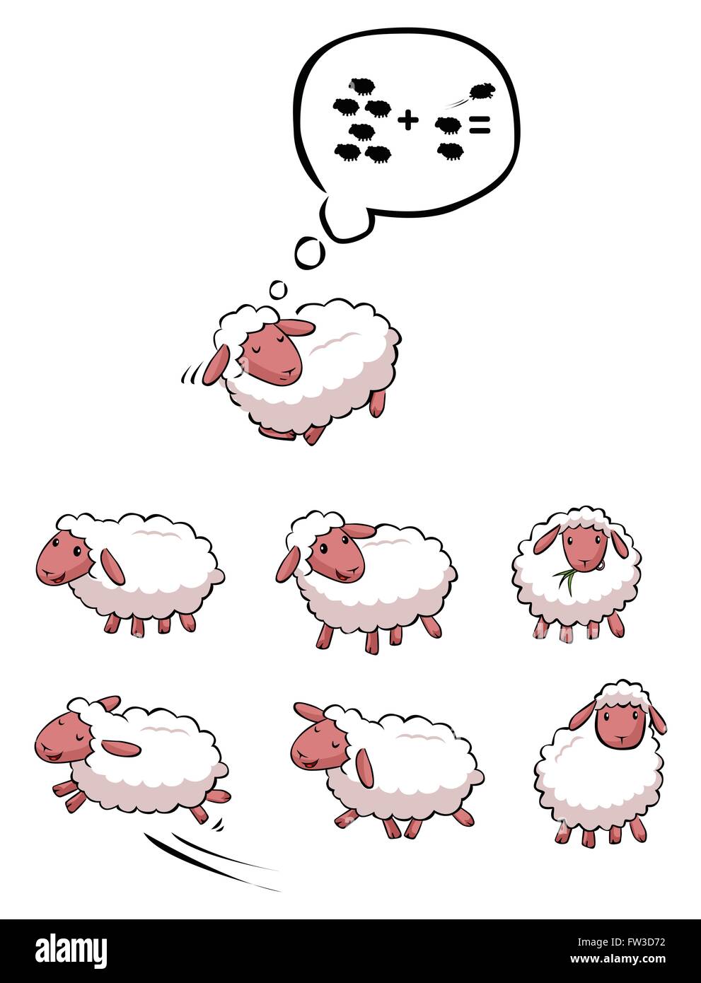 Village sheep Cut Out Stock Images & Pictures - Alamy