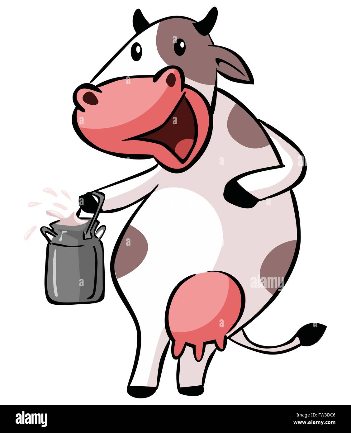 Happy cow art hi-res stock photography and images - Alamy