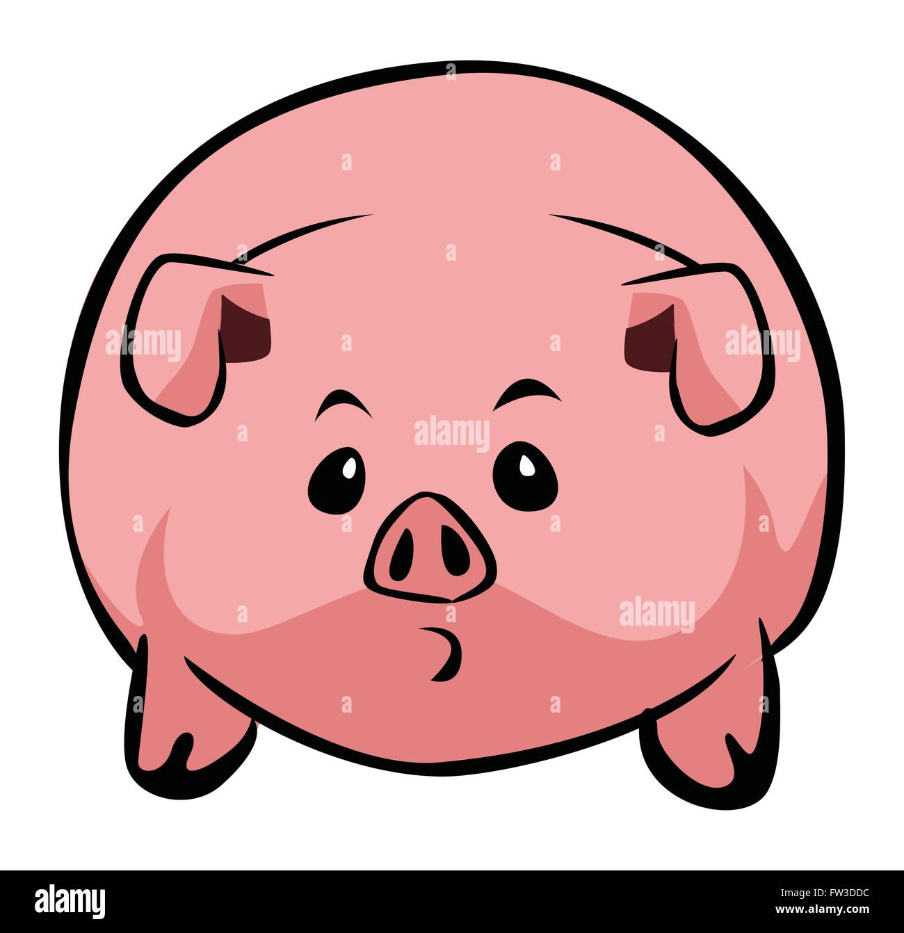 Pig cartoon hi-res stock photography and images - Alamy