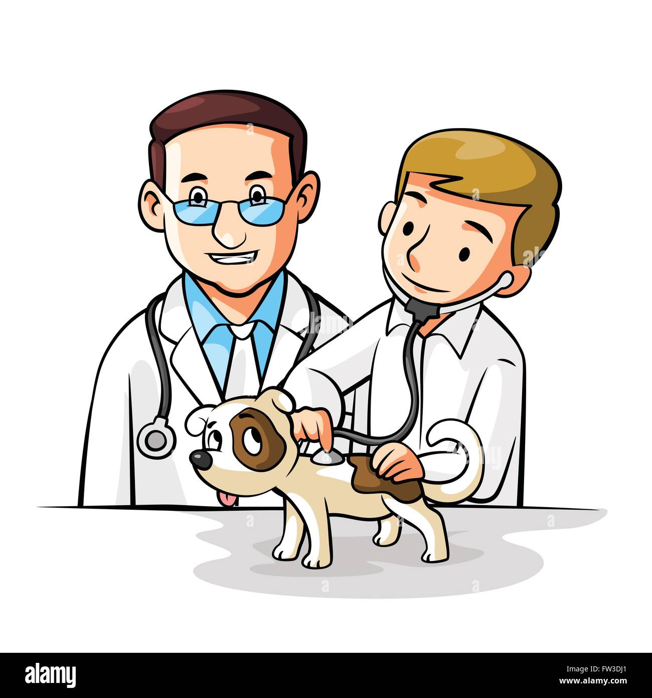 Veterinary doctors Stock Vector Images - Alamy