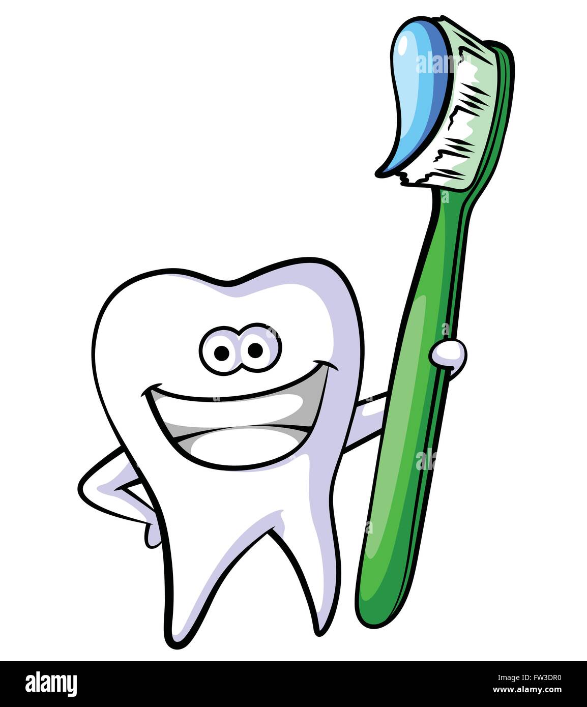 Tooth Brush Mascot Stock Vector Image & Art - Alamy