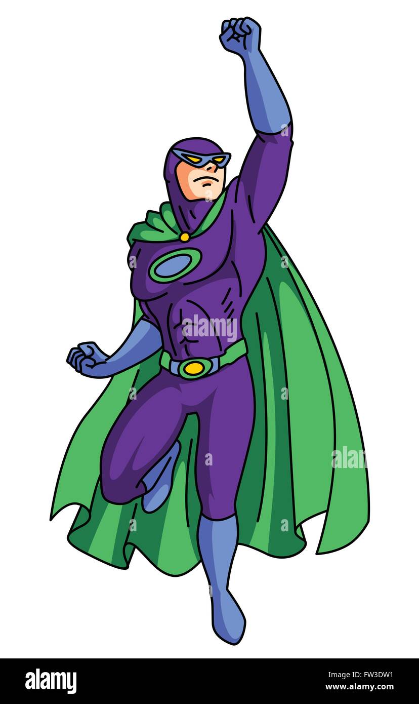 Vintage superman comic Stock Vector Images - Alamy