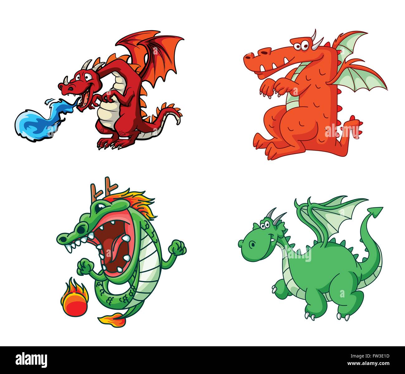 Dragon collection hi-res stock photography and images - Alamy