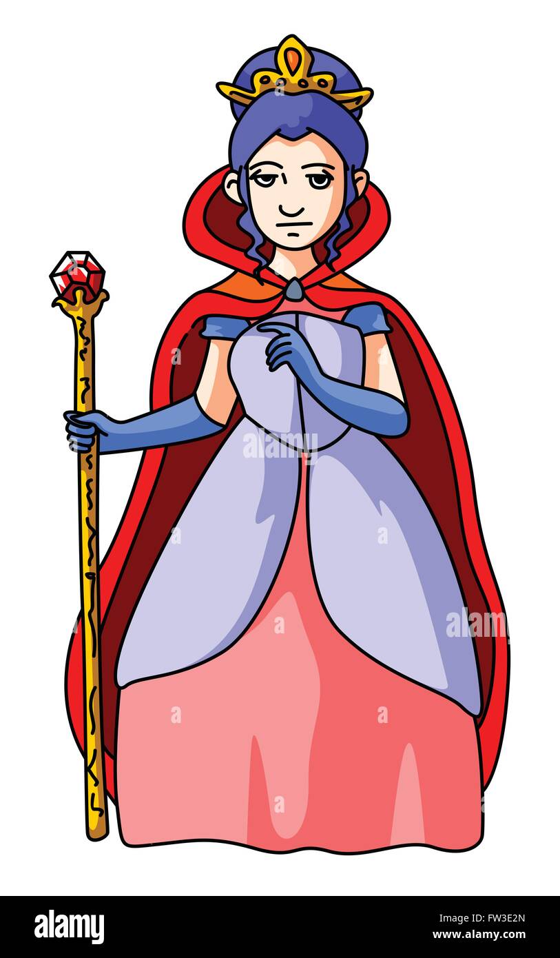 Queenly vector vectors hi-res stock photography and images - Alamy