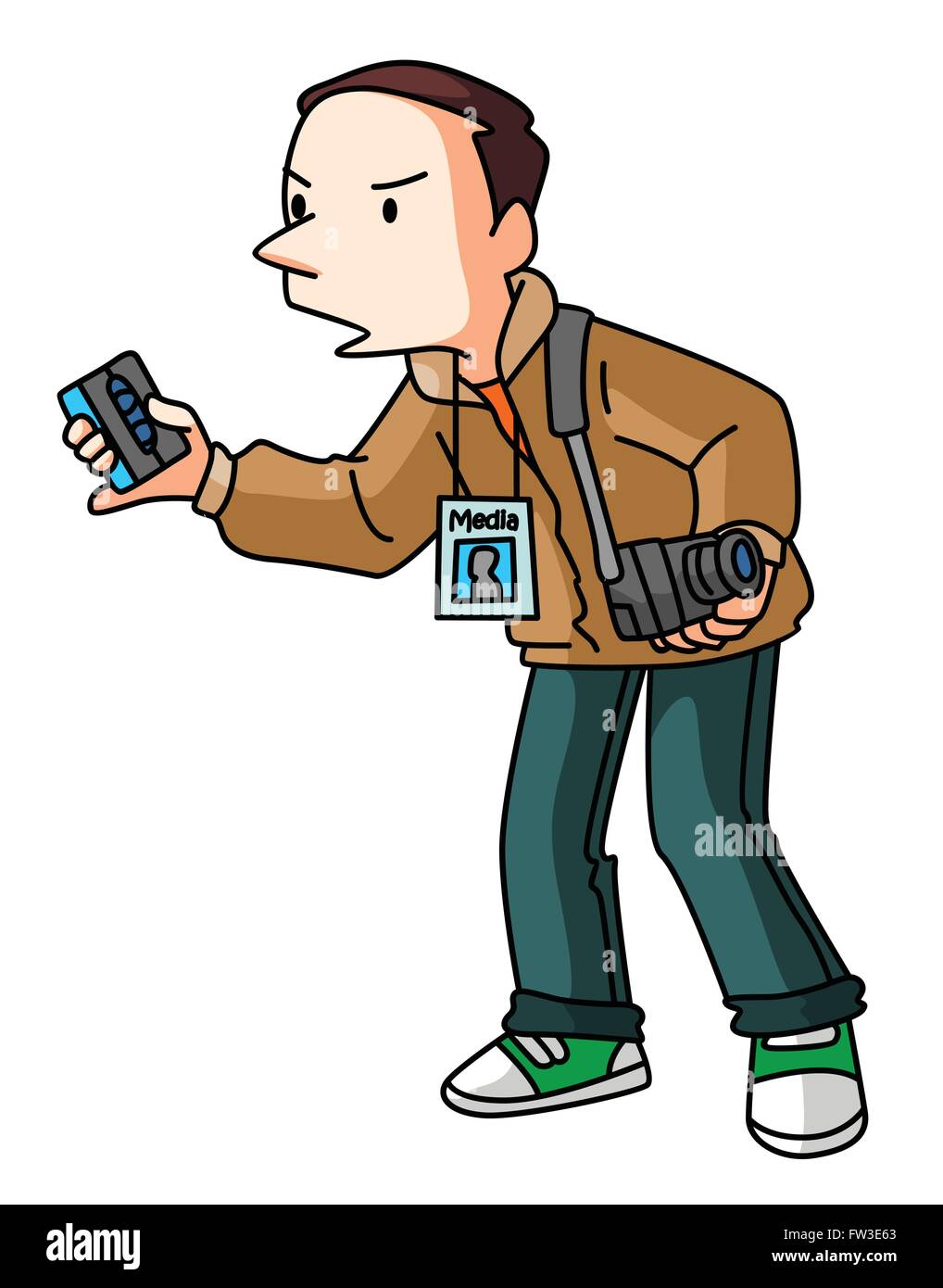 Modern news room Cut Out Stock Images & Pictures - Alamy