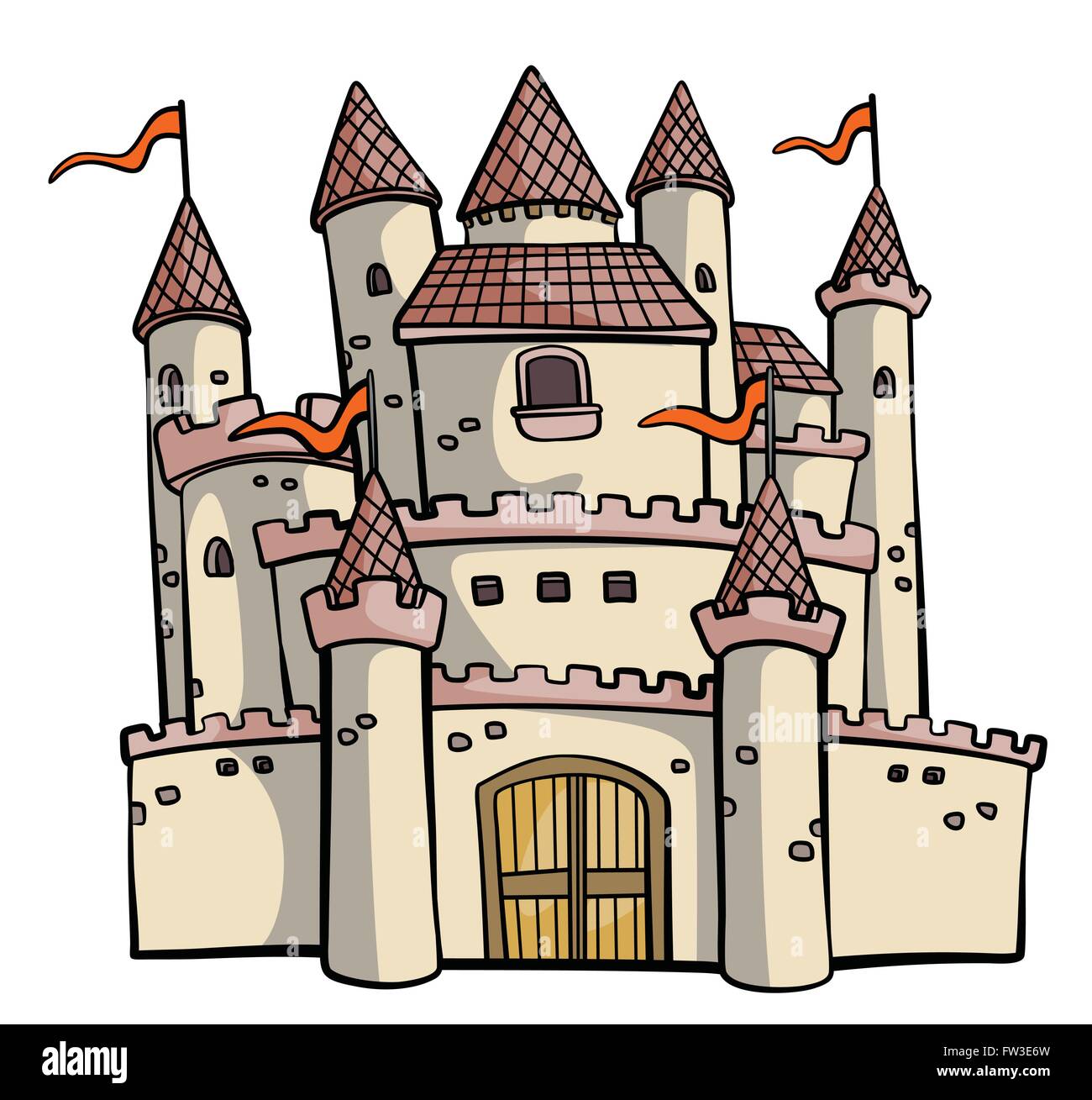 Castle w Stock Vector Images - Alamy