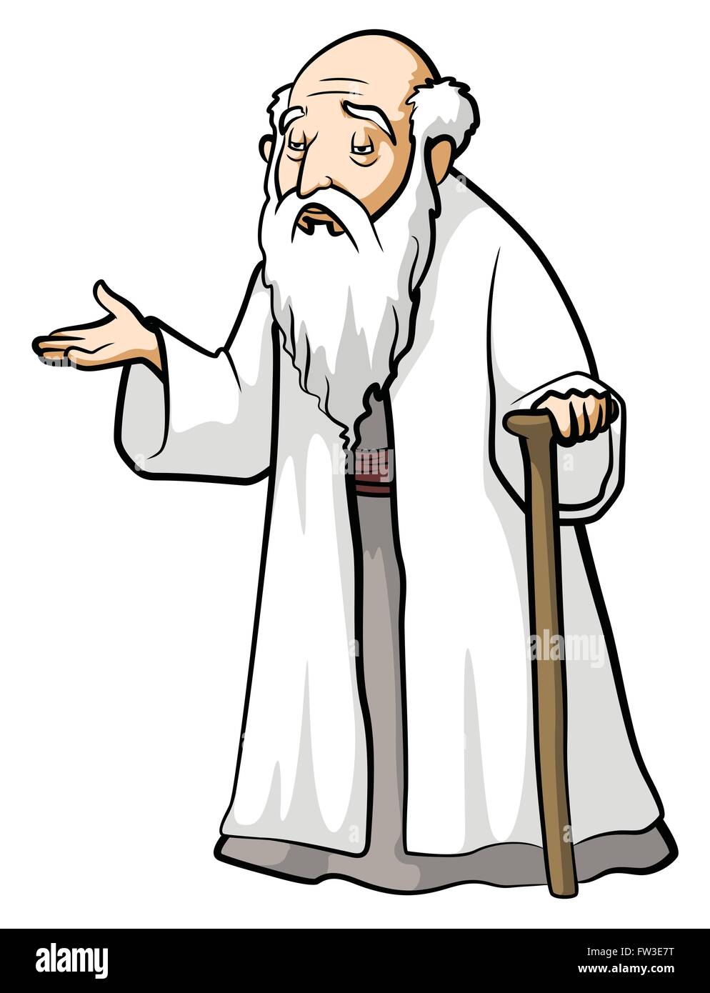 Old wise man Stock Vector Image & Art - Alamy