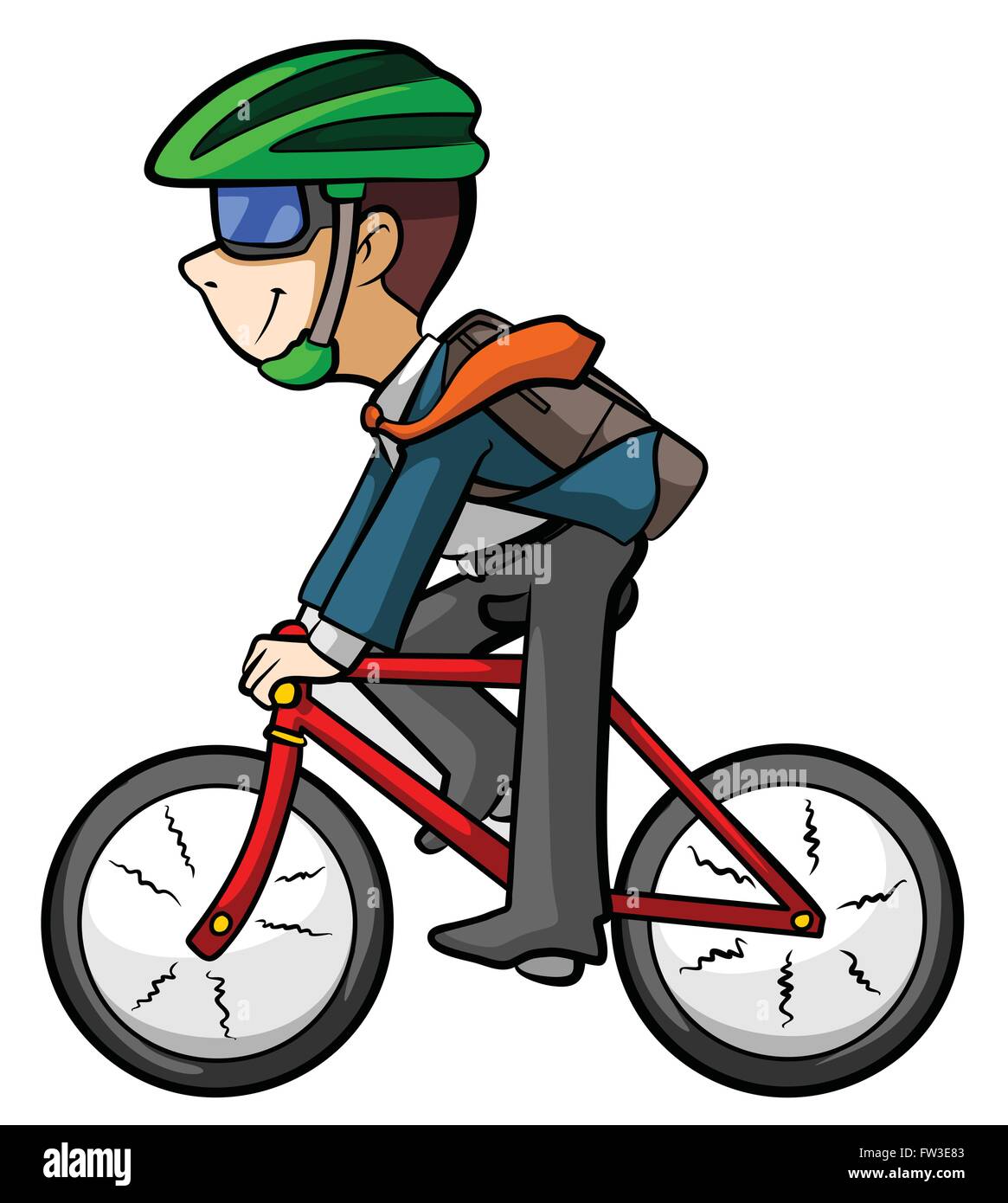 Character riding Stock Vector Images - Alamy