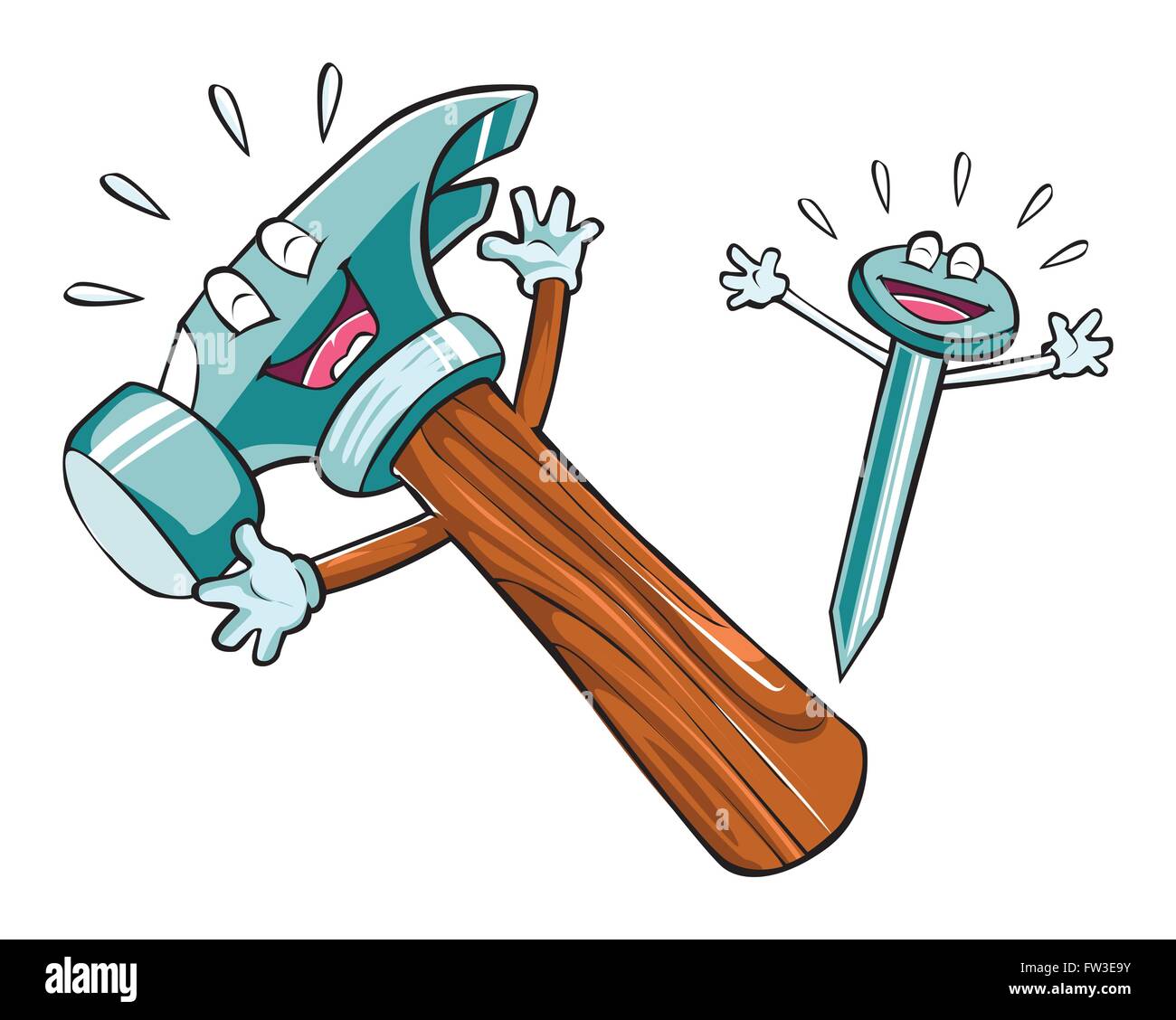 Hammer And Nail Animated