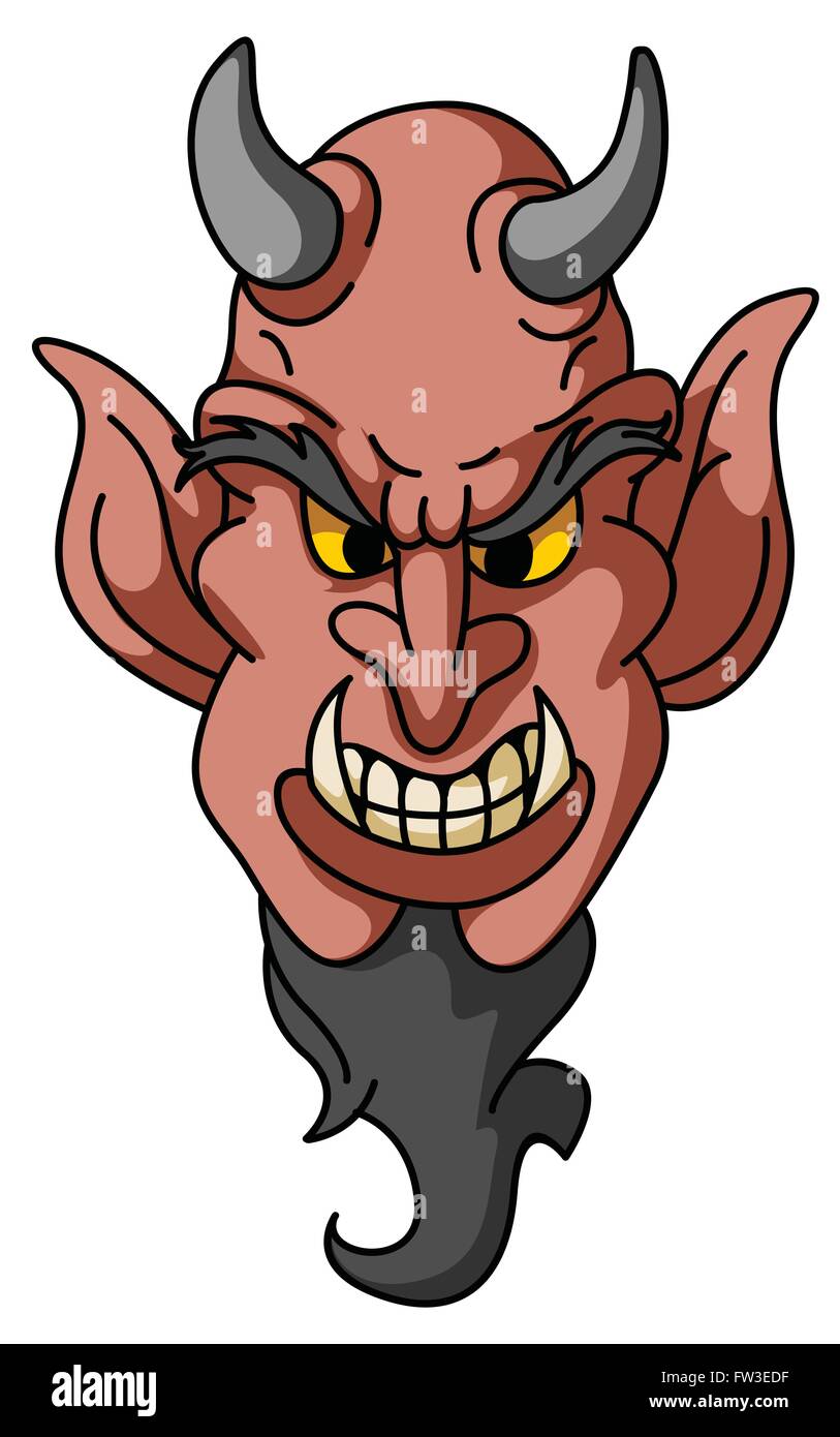 Devil head Cut Out Stock Images & Pictures - Alamy