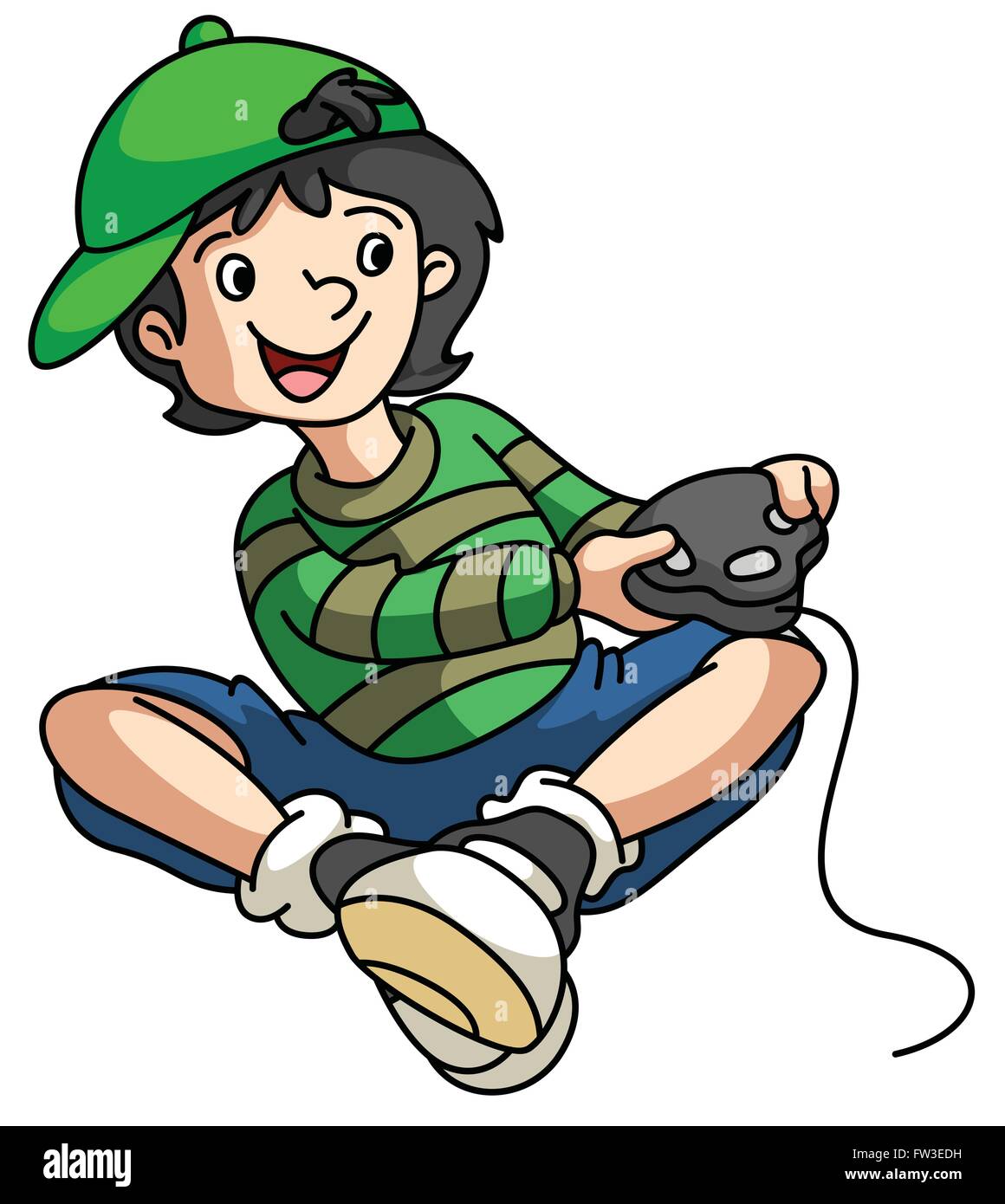 Crazy about video Stock Vector Images - Alamy