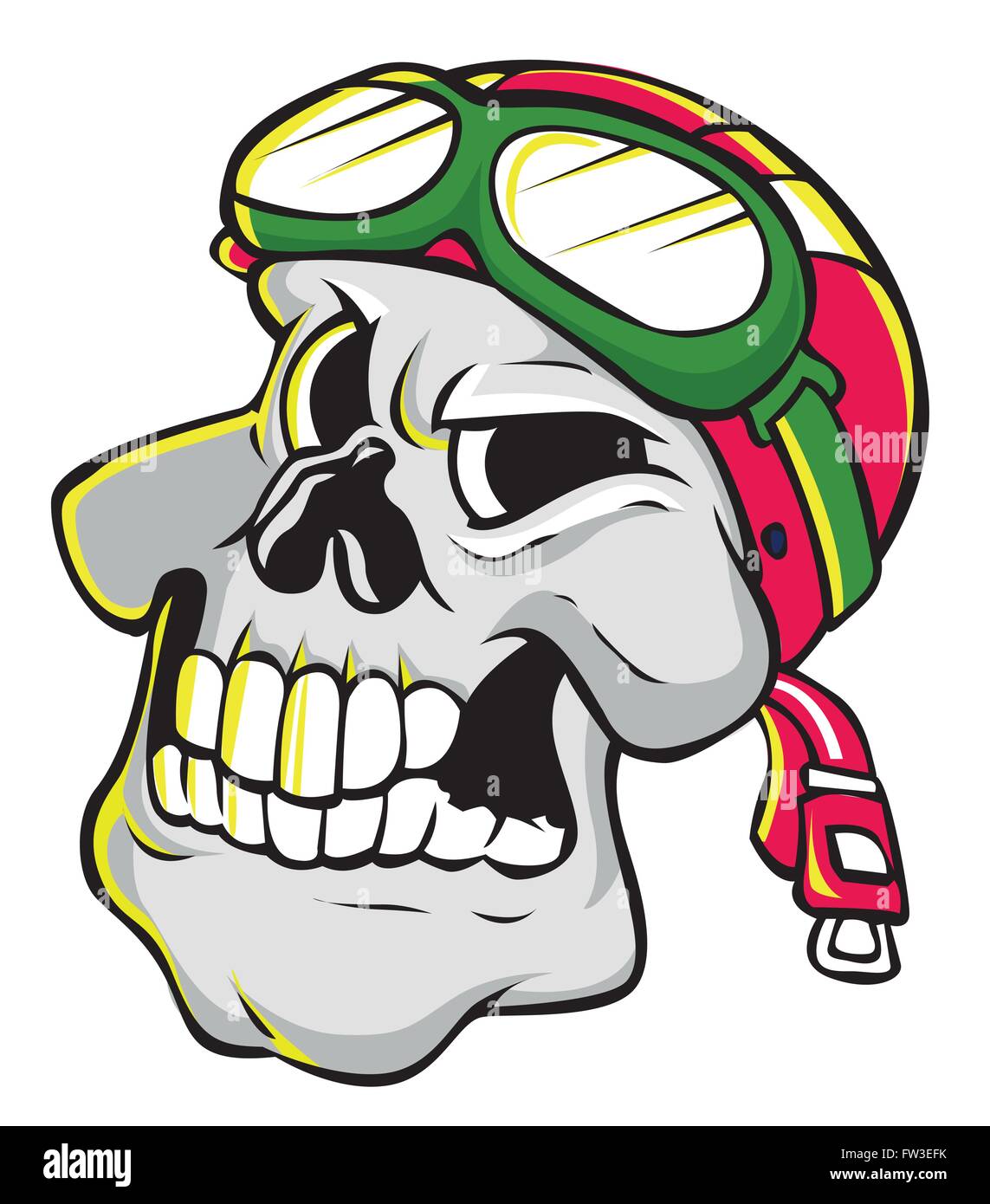 Skull illustration hi-res stock photography and images - Alamy