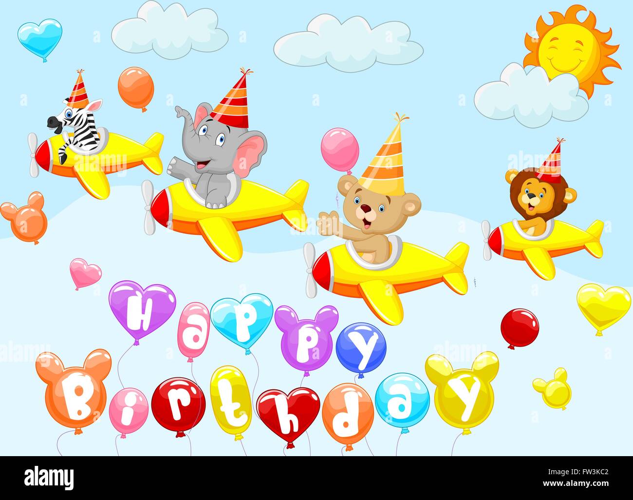 Party on plane Stock Vector Images - Alamy