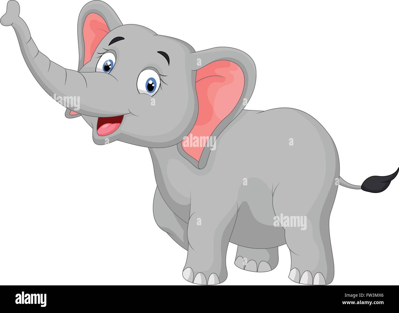 Elephant cartoon hi-res stock photography and images - Alamy