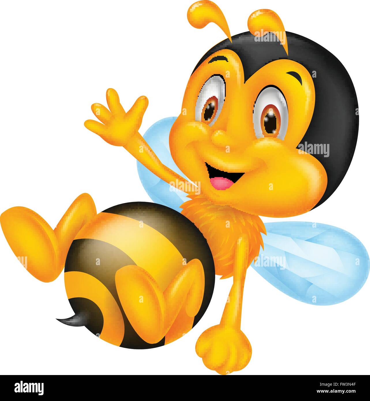 Waving bee hi-res stock photography and images - Alamy