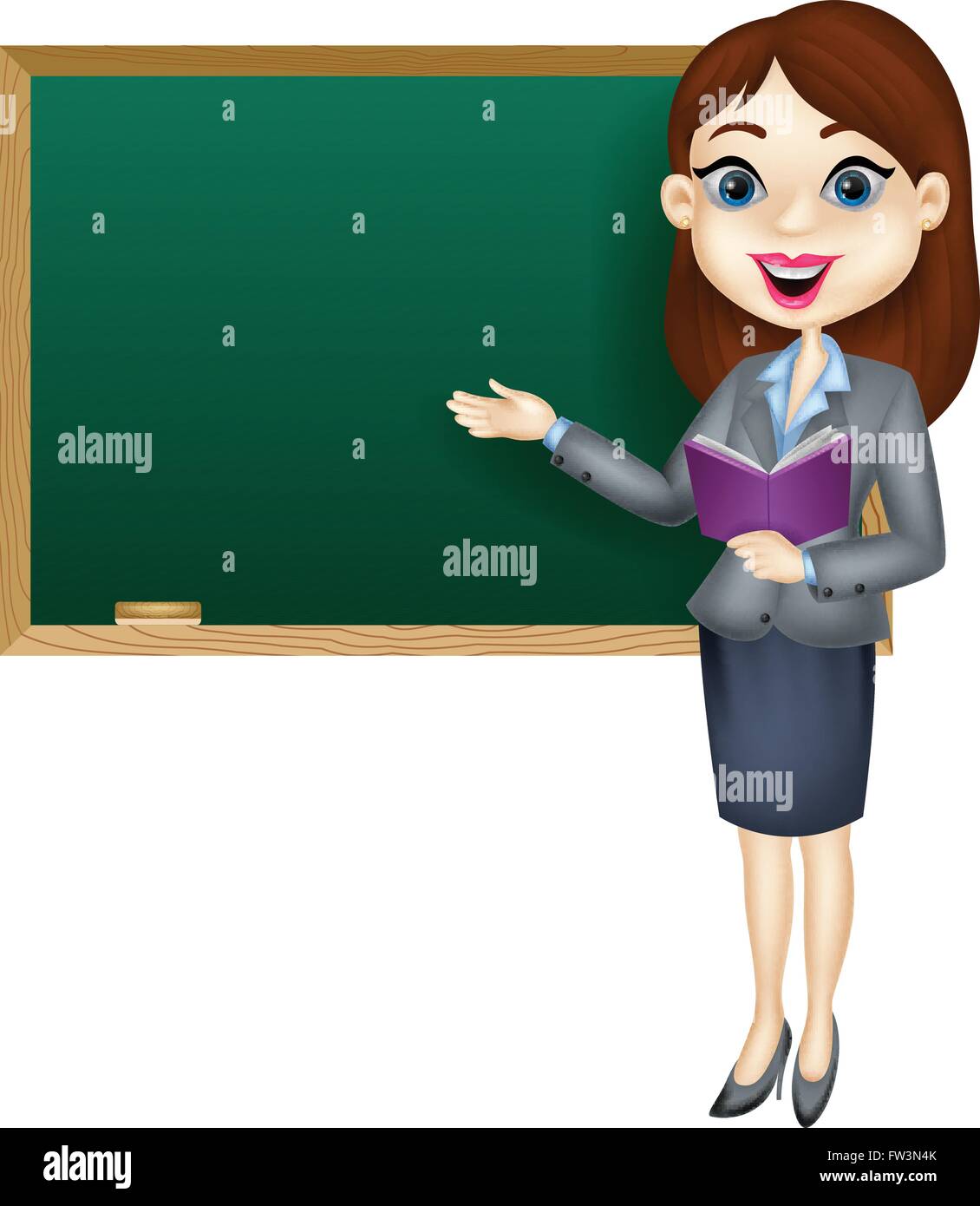 Female Teacher Cartoon Image Female Teacher Cute Cartoon Three