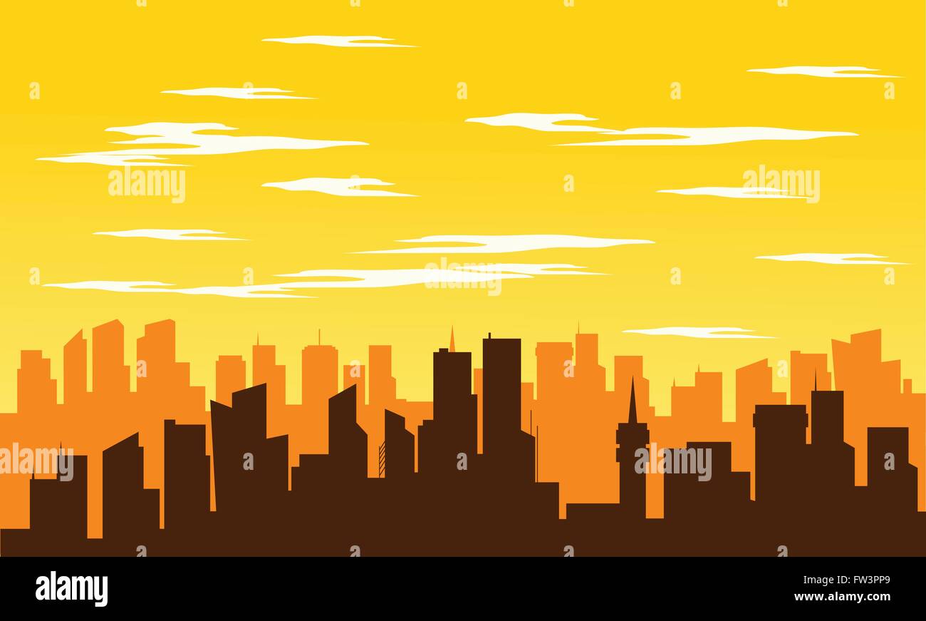 Noon view Stock Vector Images - Alamy